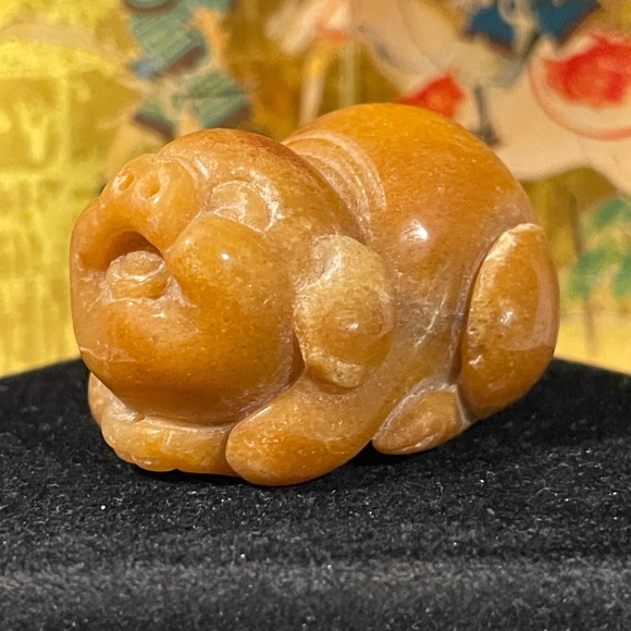 Jewelry | Vintage Burmese Jade Pig Netsuke | Poshmark